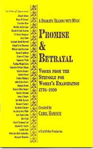 Publications by Carol Hanisch of the Women's Liberation Movement ...